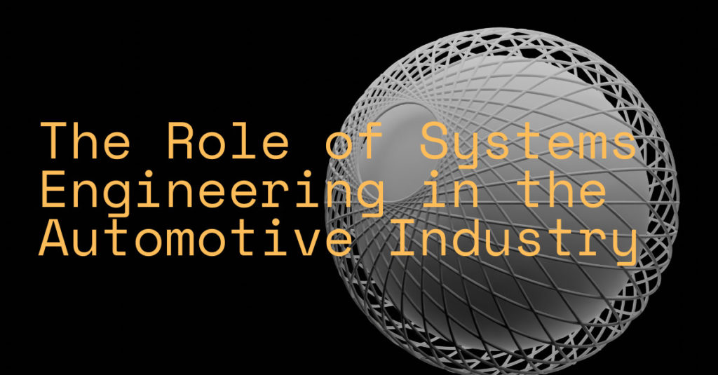Revving Up Efficiency: The Role of Systems Engineering in the ...